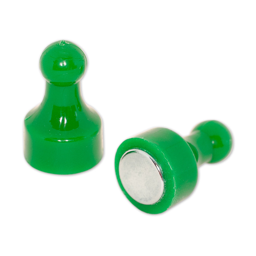 Green Pin Whiteboard Magnets 22mm x 12mm | 12 pack – Magnet UK