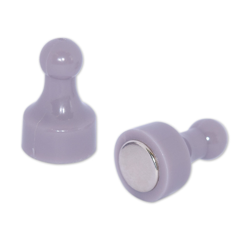 Grey Pin Whiteboard Magnets 22mm x 12mm | 12 pack – Magnet UK